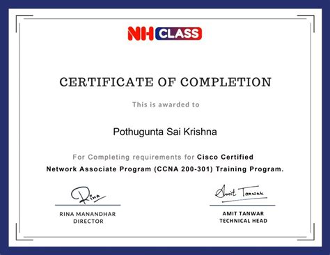 completed ccna course and ready for real world networking sai krishna