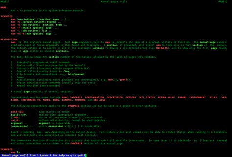 A Simpler Way To Read Linux Manual Pages