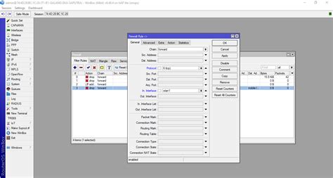 Galang KONFIGURASI FIREWALL ADDRESS LIST DAN LAYER PROTOCOL