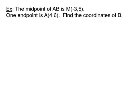 PPT 1 1c Midpoint Segment Congruence And Segment Addition PowerPoint Presentation ID 4499068