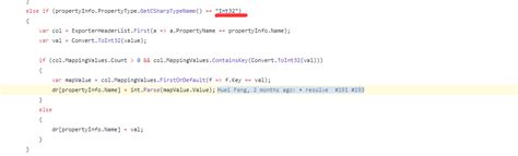 ValueMapping mapValue value 不一定是int类型这里强制转换是不是有问题 Issue dotnetcore Magicodes IE GitHub