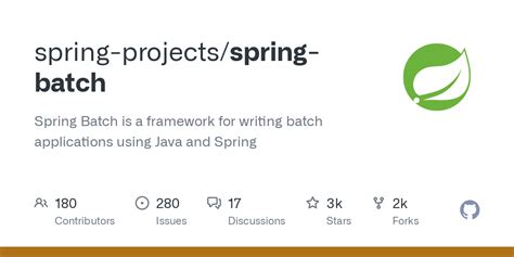 Spring Batch Spring Batch Docs Src Main Javadoc Overview Html At Main Spring Projects Spring