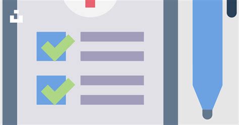 체크리스트가 있는 클립보드와 그 옆에 펜이 있는 벡터 Unsplash의 무료 내과의 이미지