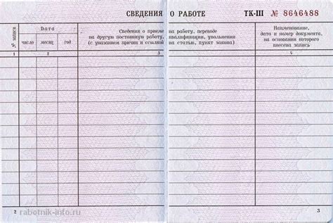 ﻿Трудовая книжка ип образец заполнения 35 фото