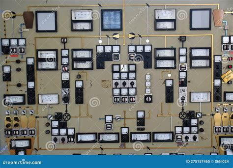 Analog Control Room Switch Panels Stock Image Image Of Switches Current 275157465