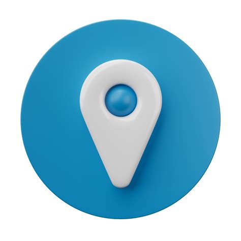 D Rendering D Illustration Location Map Pin Gps Pointer Markers Map Pointer Isolated On