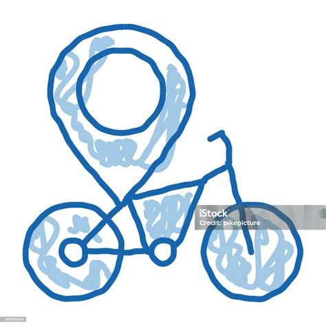 지오로케이션 자전거 낙서 아이콘 핸드 그린 일러스트레이션 검색에 대한 스톡 벡터 아트 및 기타 이미지 검색 그리기 낙서 드로잉 Istock