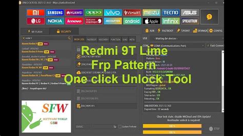 Redmi 9t Lime Frp Pattern Unlock Tool Artofit