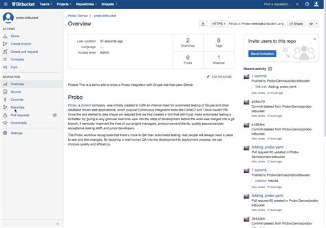 Drupal Bitbucket Quickstart Proboci Documentation