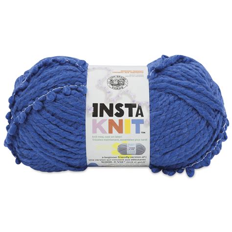 Lion Brand Yarn Instaknit Yarn Goody Blue Shoes 122 Yds Blick Art