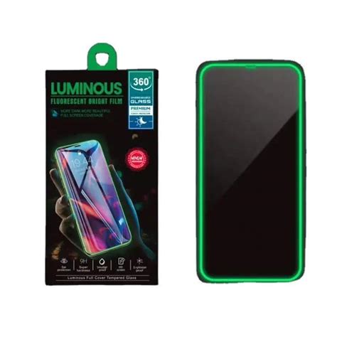 Luminous Screen Protector Privacy Bulletproof Glass Dark Glowing For