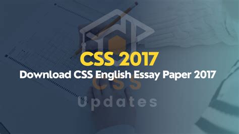 Css 2026 Syllabus Pdf Download Revised Css Syllabus 2026