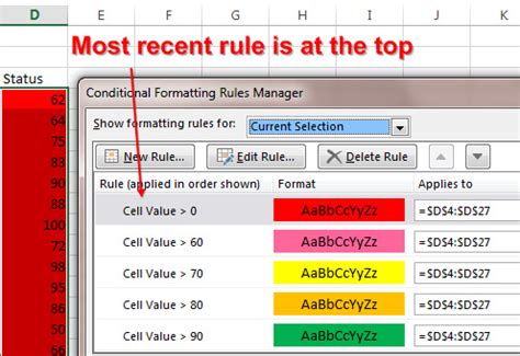 Excel Color Coding Values IMA
