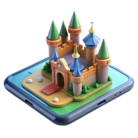 Fantasy Castle Mobile Game App 56559421 Png