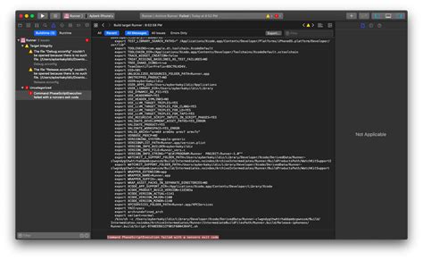 Xcode Command Phasescriptexecution Failed With A Nonzero Exit Code