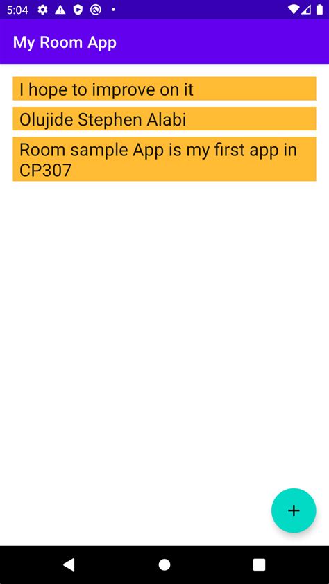 Github Olujide Roomsampleapp