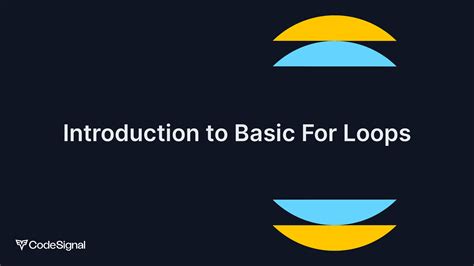 Basic For Loops Iterating Over Collections CodeSignal Learn