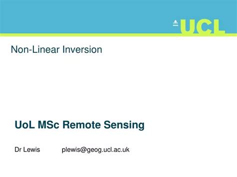 Ppt Non Linear Inversion Powerpoint Presentation Free Download Id1422638