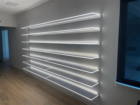 Edge Lit Led Shelves Clearview Plastics