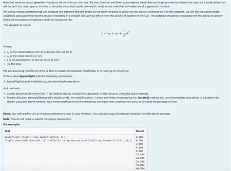 solved now that we know about generator functions let us