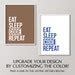 Eat Sleep Code Repeat Poster Computer Lab Décor Programmer Print Instant Download Etsy