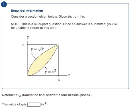 Solved Required Information Consider A Section Given Below