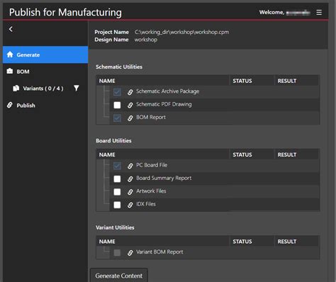 publish pcb layout data to plm using allegro pulse system pcb