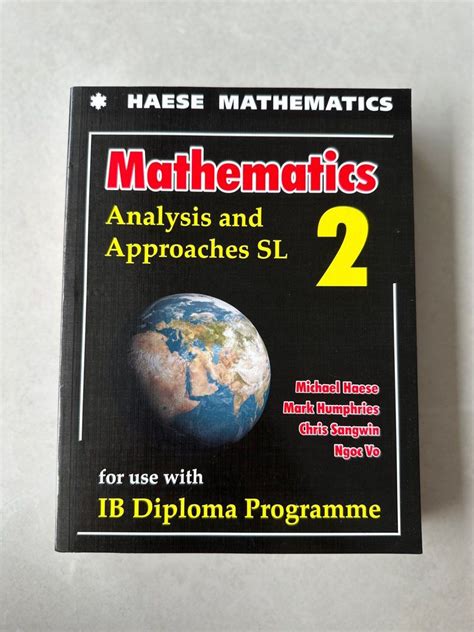 Ibdp Mathematics Analysis And Approaches Sl Book 2 Hobbies And Toys Books And Magazines