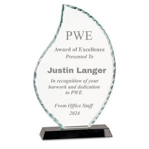 Glass Flame Plaque Etsy