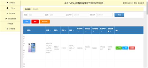 基于python的手机数据收集软件 爬虫可视化大屏 Csdn博客