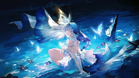 Kuuus Shorekeeper Wuthering Waves Wuthering Waves Highres 1girl Bare Legs Bare Shoulders