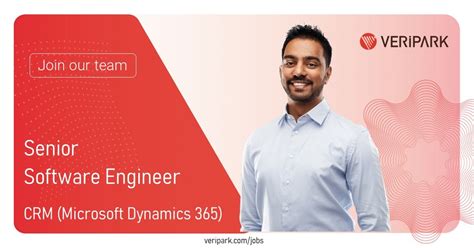 Veripark On Linkedin Senior Software Developer Microsoft Dynamics 365 Crm Veripark