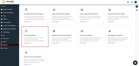 Provisioning Report Miniorange Identity Platform Partner Portal Handbook
