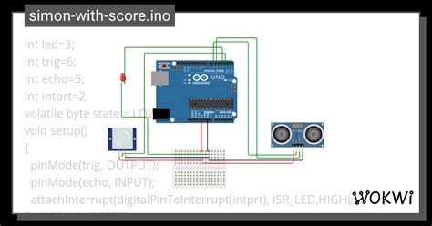 Simon With Score Ino Copy Wokwi ESP STM Arduino Simulator