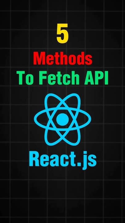 5 Methods To Fetch Api In Reactjsthejetsetjoy Coding Viralvideo