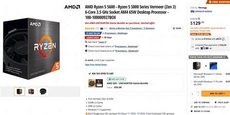 Осенний ценопад на процессоры продолжается. В США 6-ядерный Ryzen 5 ...