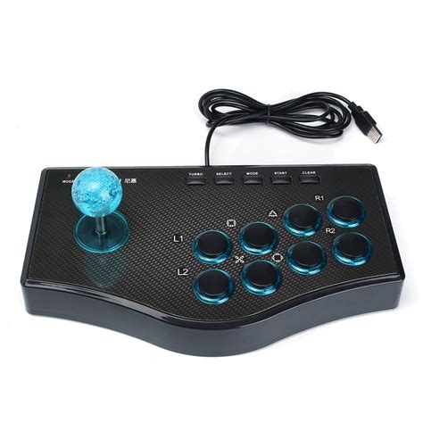 USB Arcade Fighting Stick Fighter Joystick Game Controller For PC PS Walmart Canada