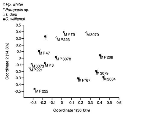 45 Plot Of Coordinate 1 Vs Coordinate 2 Based On Pcoord Of Subset V Download Scientific Diagram