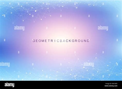 Big Data Visualization Geometric Abstract Background Visual Information Complexity Futuristic