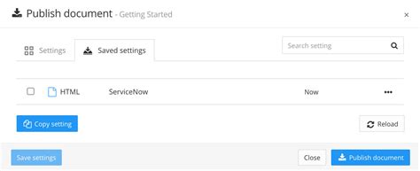 publish content