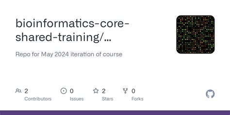 GitHub Bioinformatics Core Shared Training SingleCell RNASeq May Repo For May