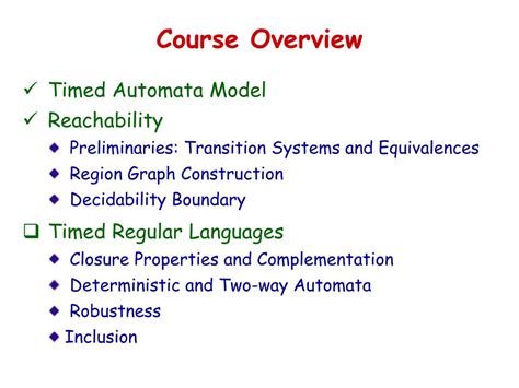 ppt timed automata powerpoint presentation free download id 773522