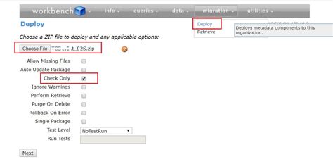 Salesforce Bytes Deployment Through WorkBench