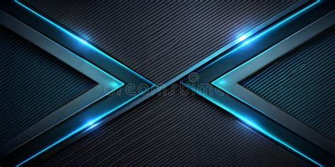 dynamic blue and black abstract design with glowing lines creating a