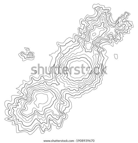 Contour Topographic Map Geographic Grid Map Stock Vector Royalty Free Shutterstock