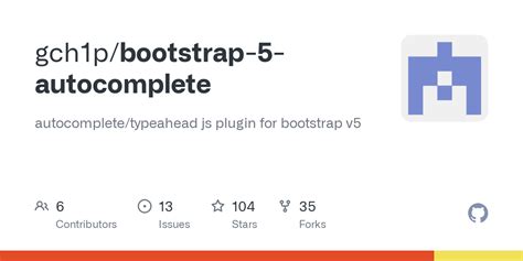 Github Gch1pbootstrap 5 Autocomplete Autocompletetypeahead Js