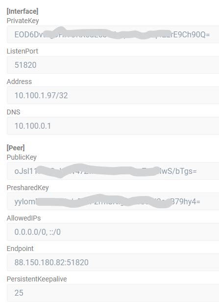 Wireguard To Vpn Provider Vpnunlimited Only For A Specific Subnet