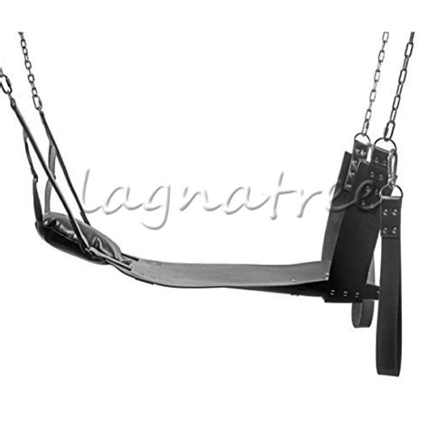 Leather Sex Love Swing Adult Swing Sling Restraints D Rings Sex Swing Chair EBay