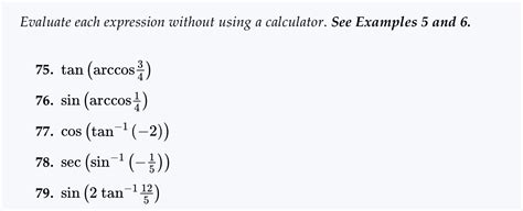 Solved Evaluate Each Expression Without Using A Calculator Chegg