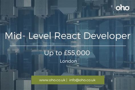 Oho Group Ltd On Linkedin React Reactdeveloper Frontenddeveloper
